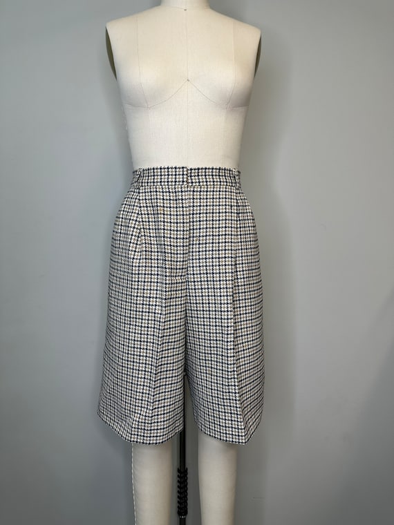 90s houndstooth shorts - Gem