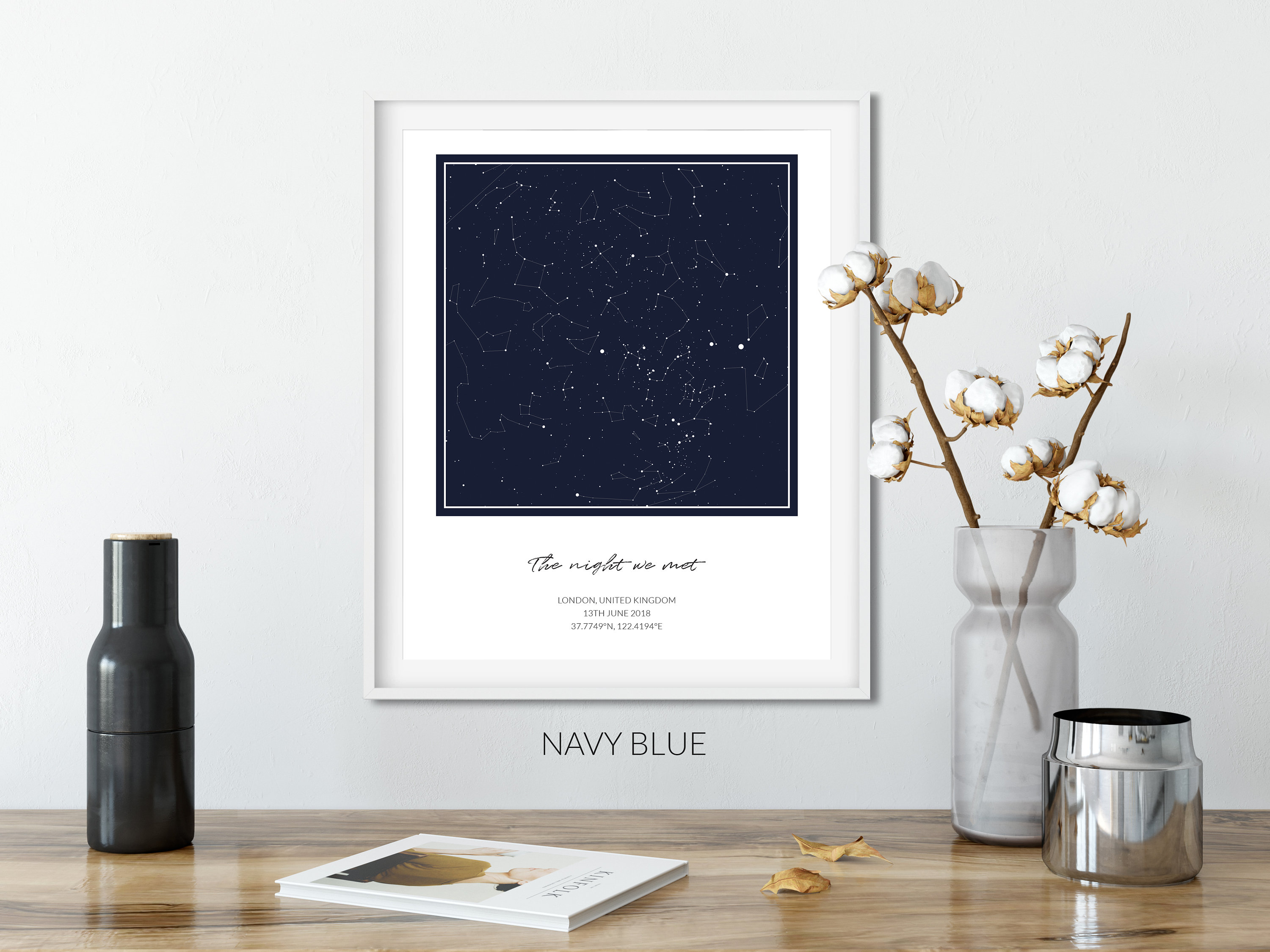 Custom Star Map Night Sky Print Star Map Poster Wedding - Etsy