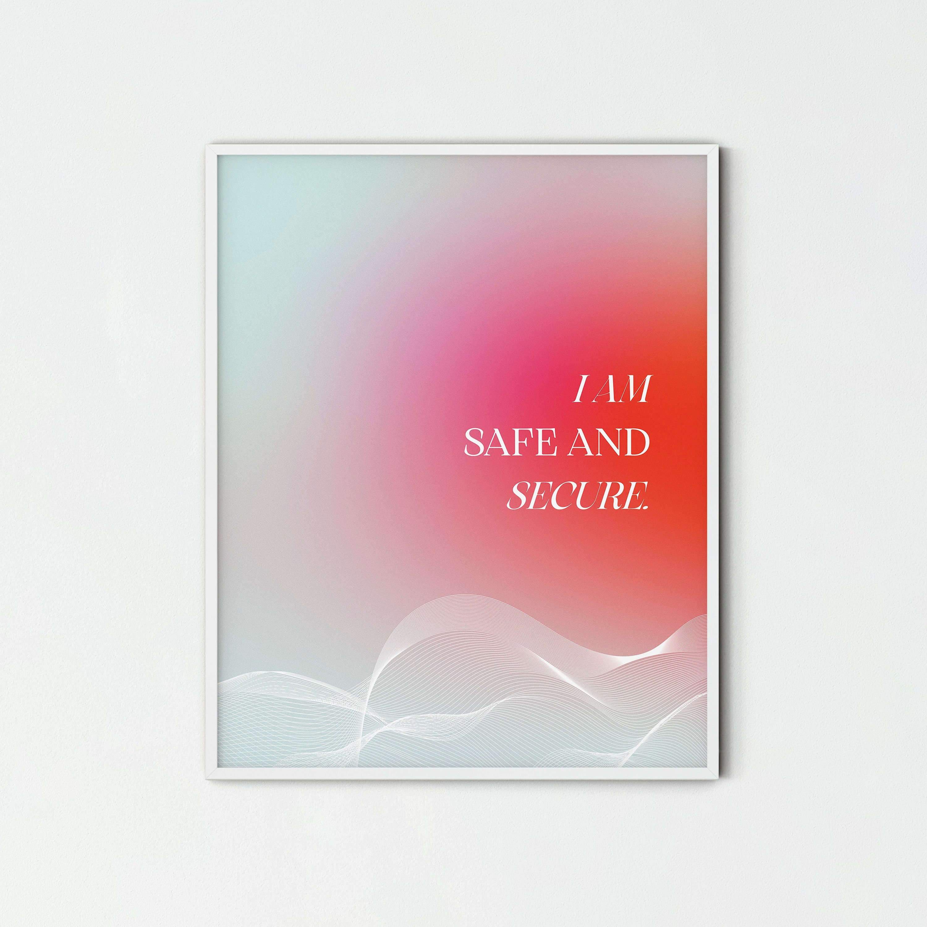 I Am Safe and Secure - Etsy