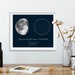 Custom Digital Star Map With Moon Phase, 20x16in, Great Personalized ...