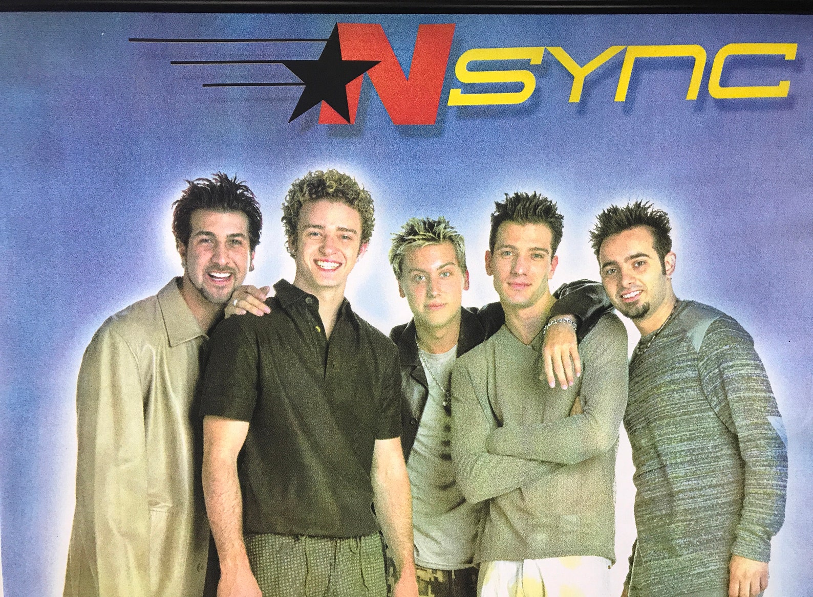 Vintage NSYNC Tapestry Wall Hanging Art 2000 No Strings - Etsy