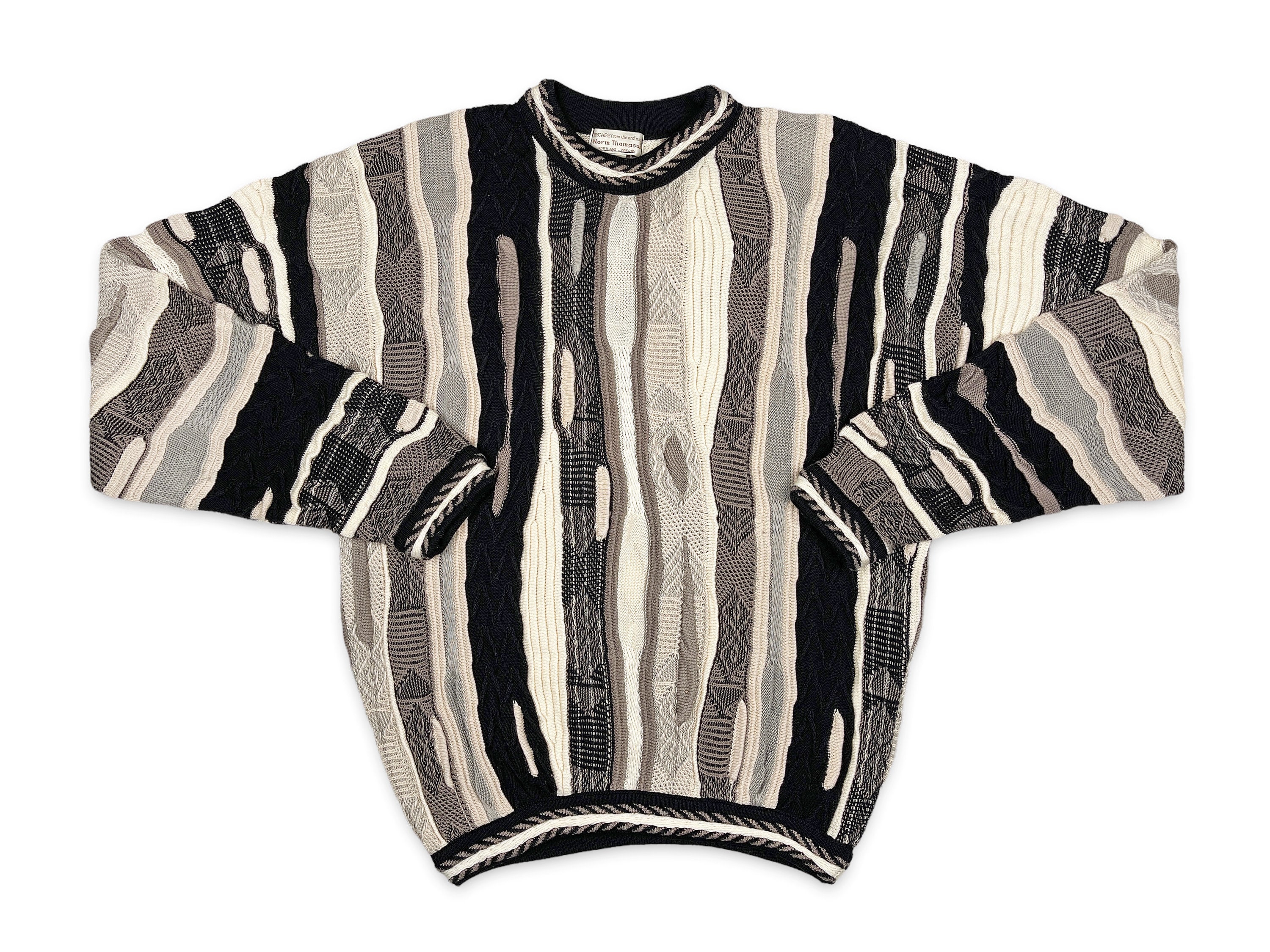 (4) VTG Roundtree Yorke Coogi Style Cosby Sweaters Medium Texture 3D ...