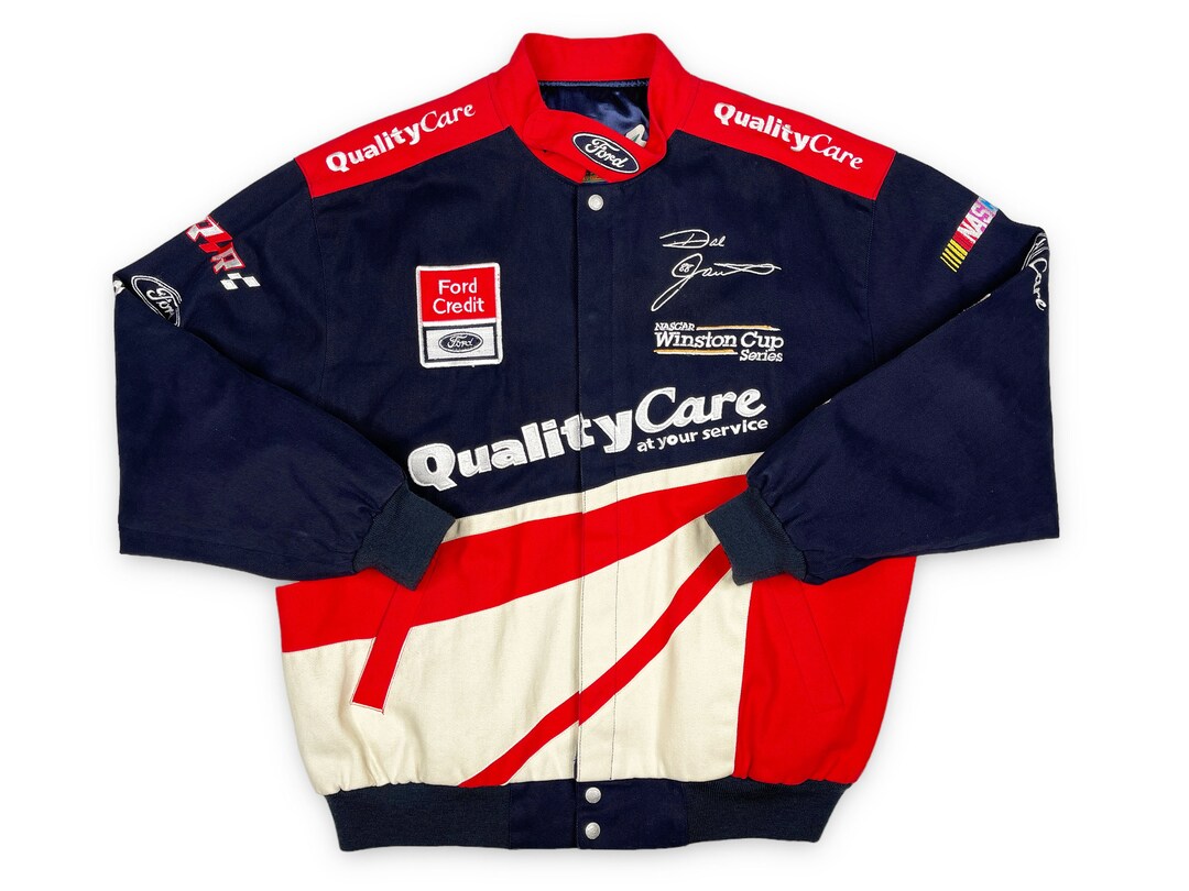 Vintage Ford Racing Jacket 90s NASCAR Quality Care Dale - Etsy