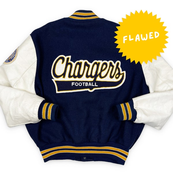 Los Angeles Chargers Letterman Jacket - Etsy