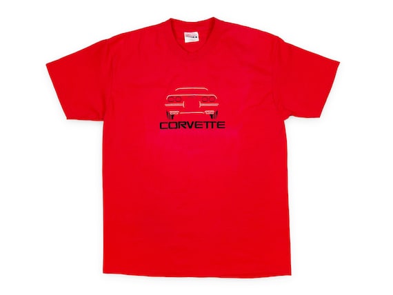 Vintage Corvette Shirt 90s Racing V6 - Gem