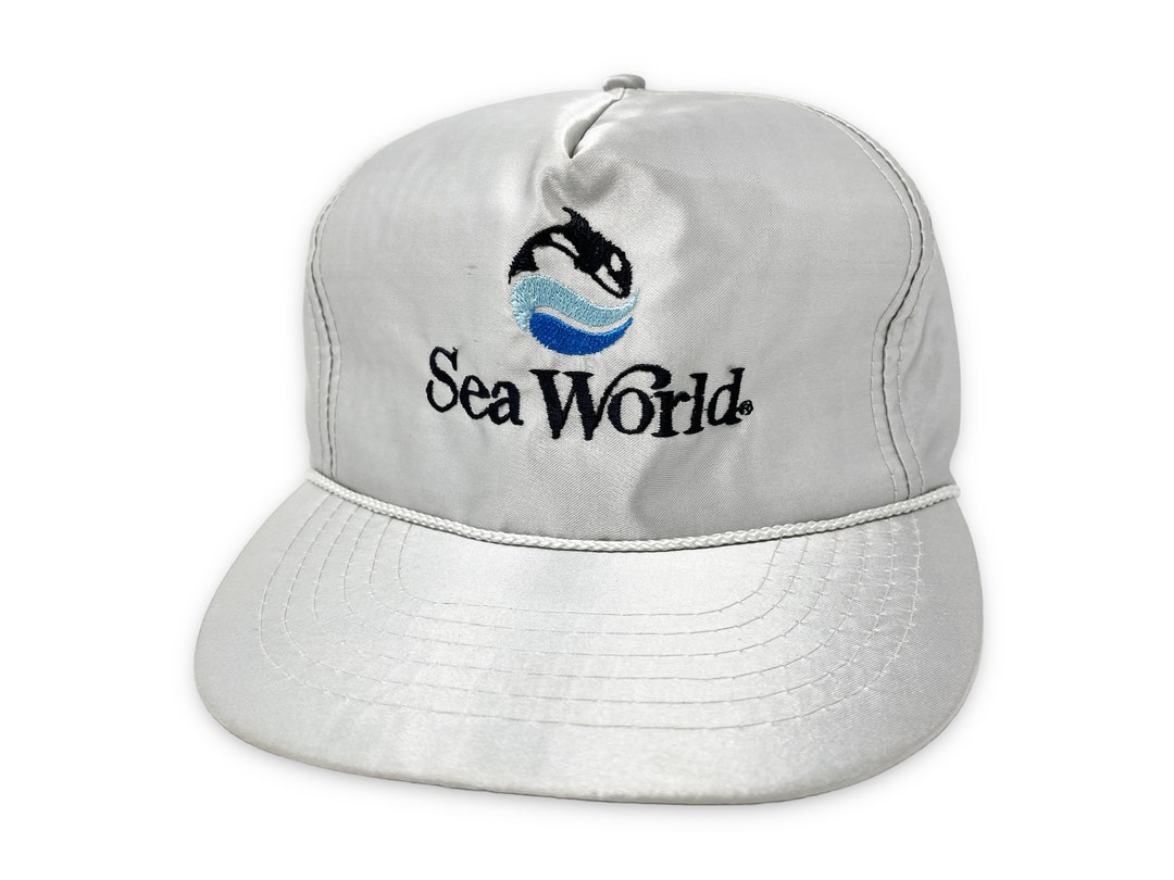 Vintage Sea World Hat 80s Satin Zipperback Cap Shamu Seaworld B2 - Etsy