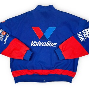 Vintage Valvoline Racing Jacket 90s NASCAR Mark Martin R4 - Etsy