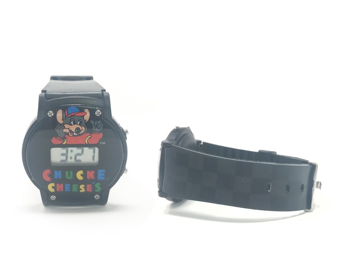 Vintage Chuck E. Cheese Watch 90s Arcade Working - Etsy