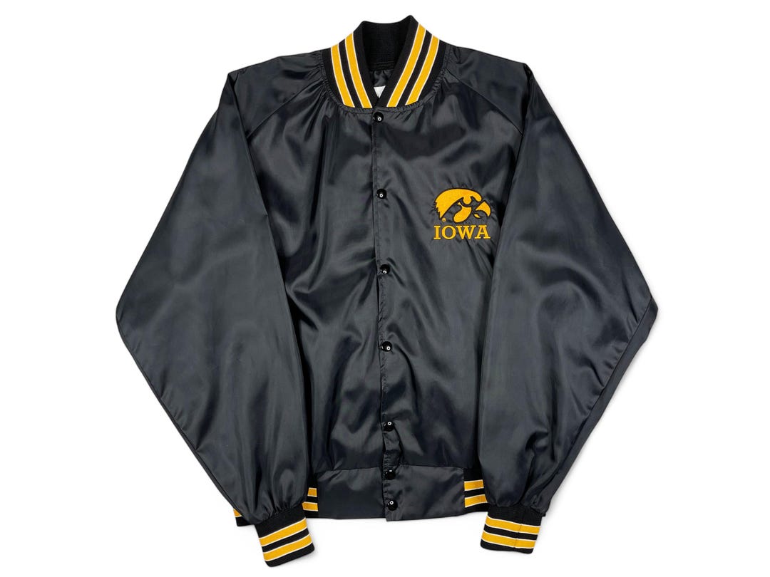 Vintage Iowa Hawkeyes Jacket 80s 90s Windbreaker NCAA University R5 - Etsy