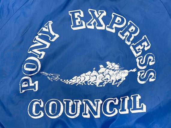 Vintage Pony Express Council Bomber Jacket 80s R3 - Gem