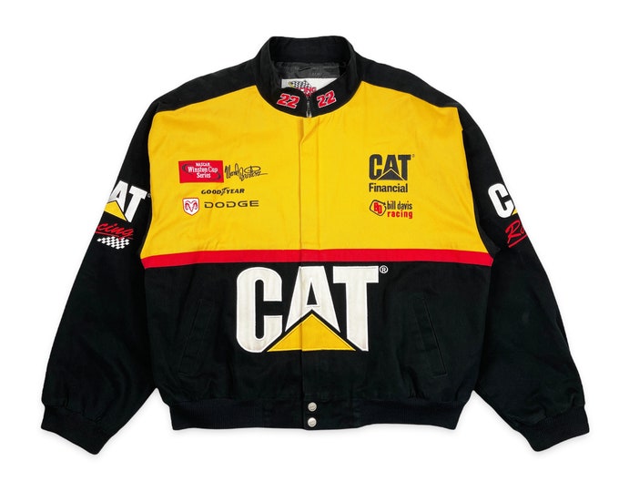 Vintage CAT Racing Jacket NASCAR Caterpillar Ward Burton R2 - Etsy