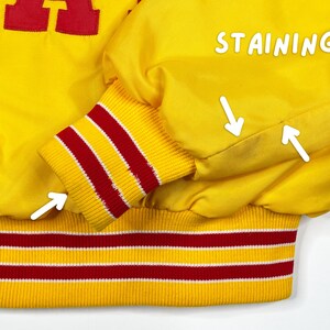 Vintage Iowa State Cyclones Jacket 80s 90s Bomber NCAA University M ...