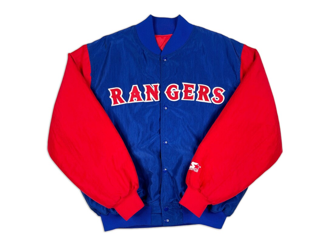 Vintage Texas Rangers Jacket 90s Starter Diamond Collection MLB Bomber ...