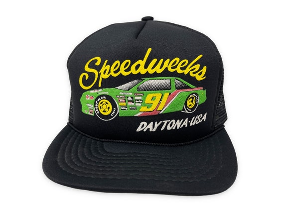 Vintage Daytona Speedweeks Hat 90s NASCAR Racing Truc… - Gem