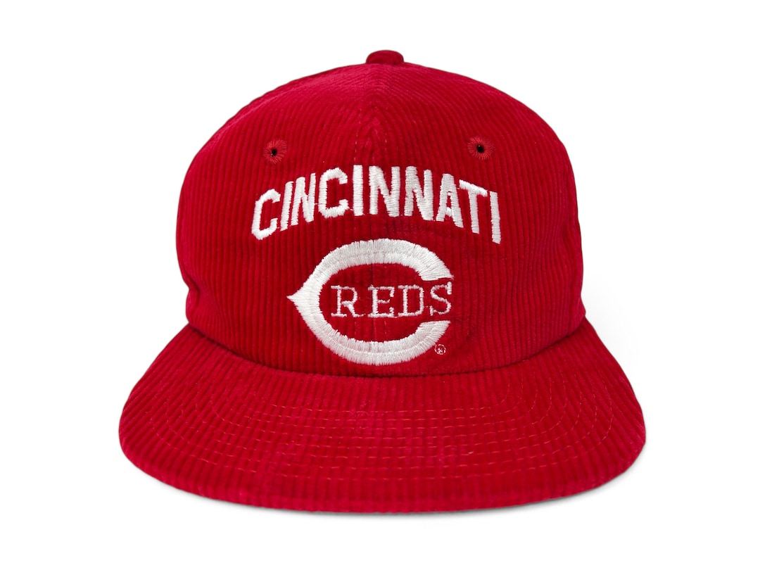 Vintage Cincinnati Reds Hat 90s MLB Snapback Corduroy Cap B5 - Etsy