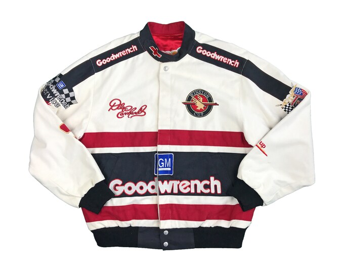Vintage Nascar Dale Earnhardt Sr Jacket Jeff Hamilton Racing 90s ...