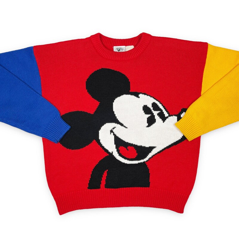 Mickey Mouse Sweater - Etsy