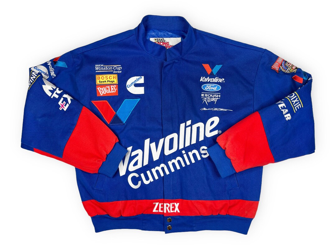 Vintage Valvoline Racing Jacket 90s NASCAR Mark Martin R4 - Etsy