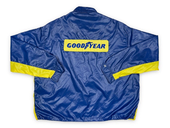 Vintage Goodyear Racing Jacket 70s Windbreaker NASCAR… - Gem