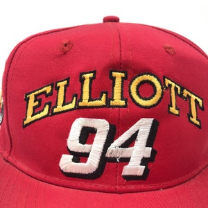 Vintage Bill Elliott Hat 90s Mcdonalds Racing Snapback Cap - Etsy