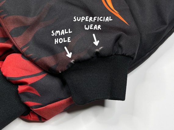 Vintage Snap-On Tools Racing Jacket 90s Bomber Flames… - Gem