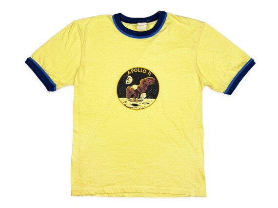 Vintage NASA Apollo 11 Shirt 70s 80s Ringer Tee V18 - Etsy
