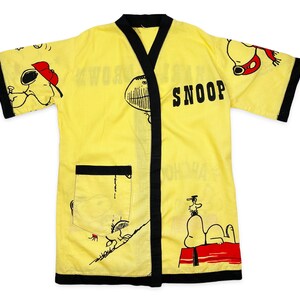 Vintage Snoopy Robe 60s 70s Charlie Brown Peanuts R01 - Etsy
