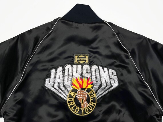 Vintage Michael Jackson Bomber Jacket Jacksons Victor… - Gem