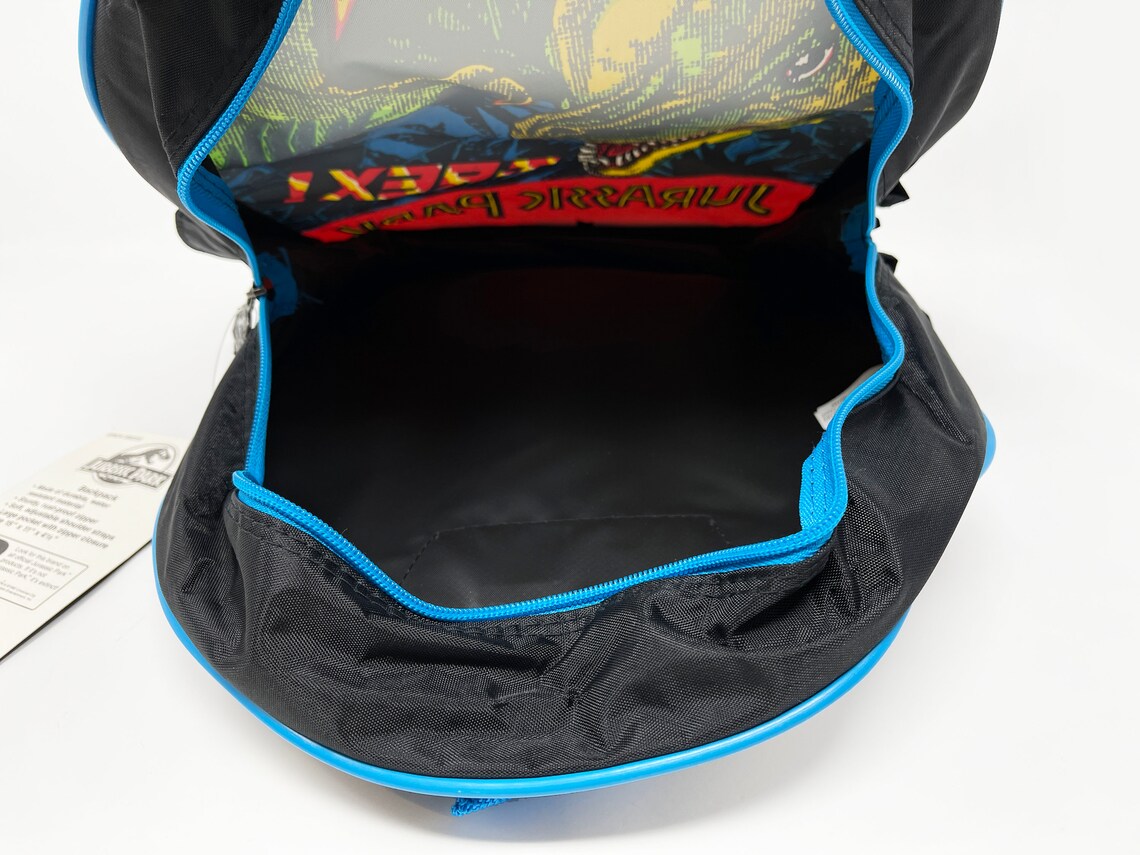 Vintage Jurassic Park Backpack 90s Book Bag Dinosaur T-Rex | Etsy