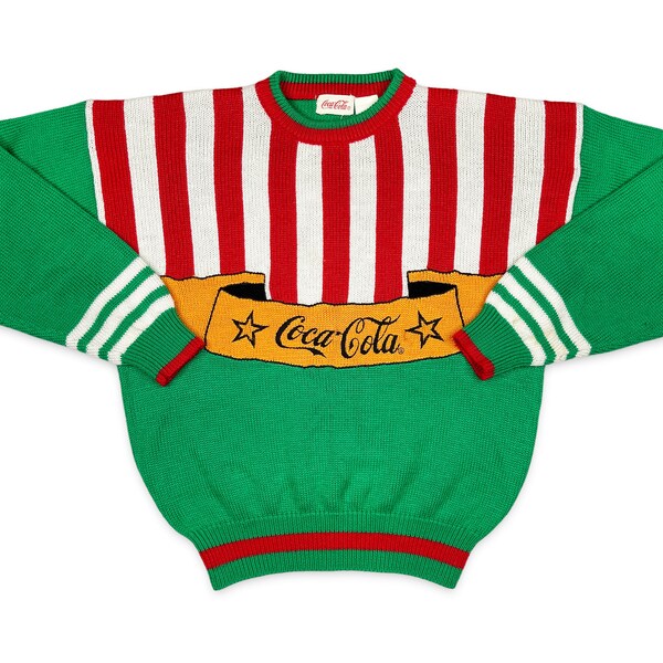 Coca Cola Mens Sweater - Etsy