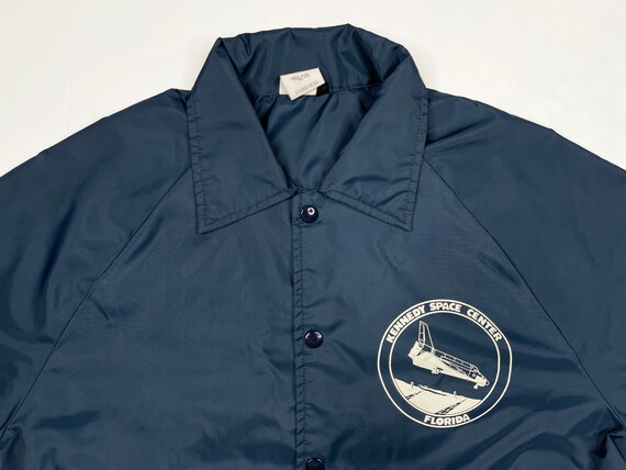 Vintage Kennedy Space Center Windbreaker 80s NASA Jac… - Gem