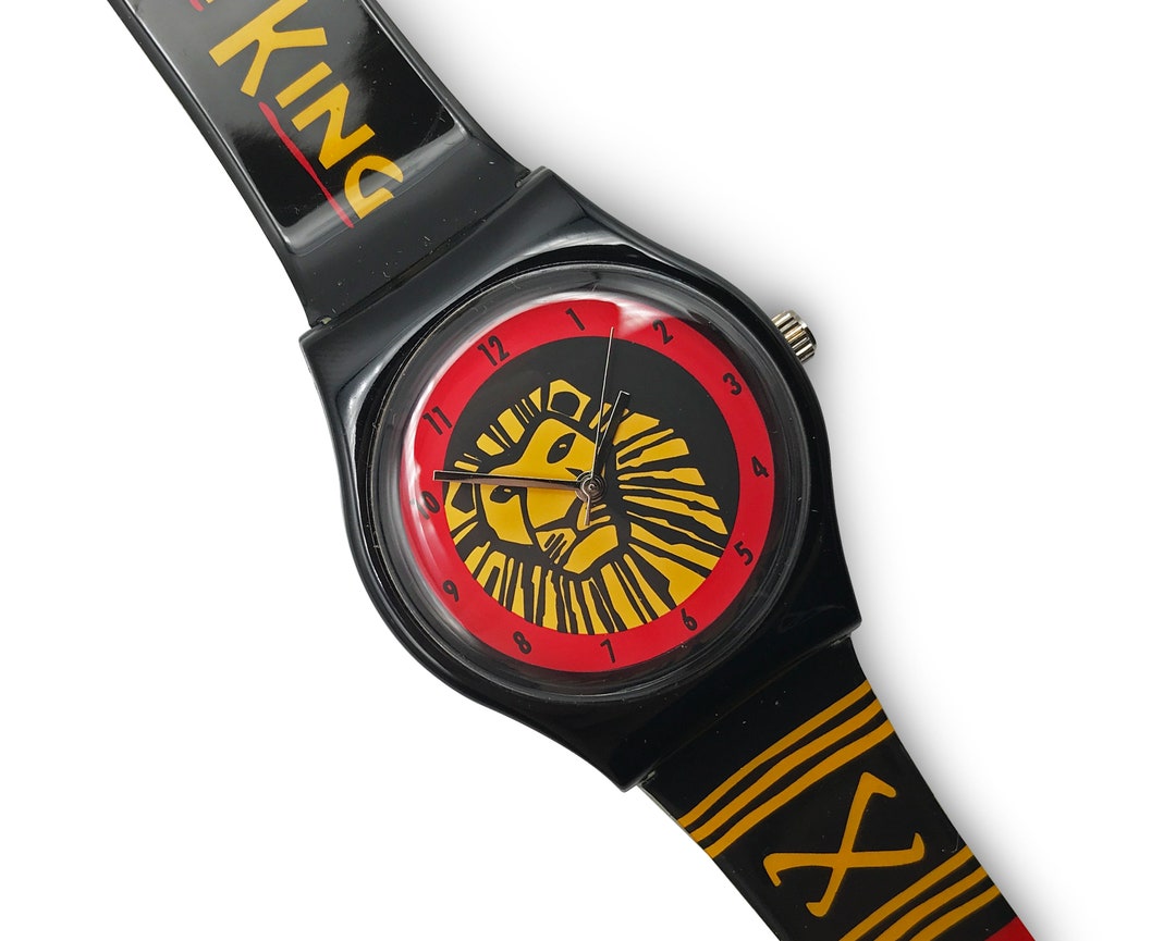 Vintage Lion King Watch 90s Disney Musical Simba Wristwatch Fantasma ...
