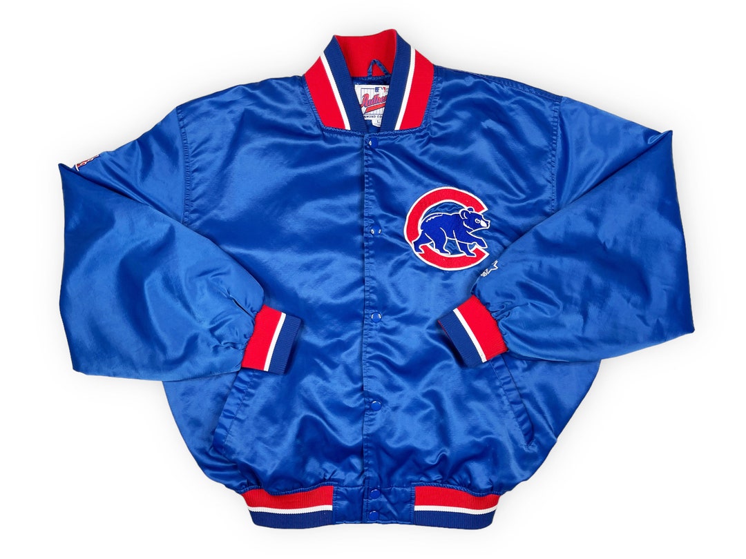 Vintage Chicago Cubs Bomber Jacket 90s Starter Diamond Collection MLB ...