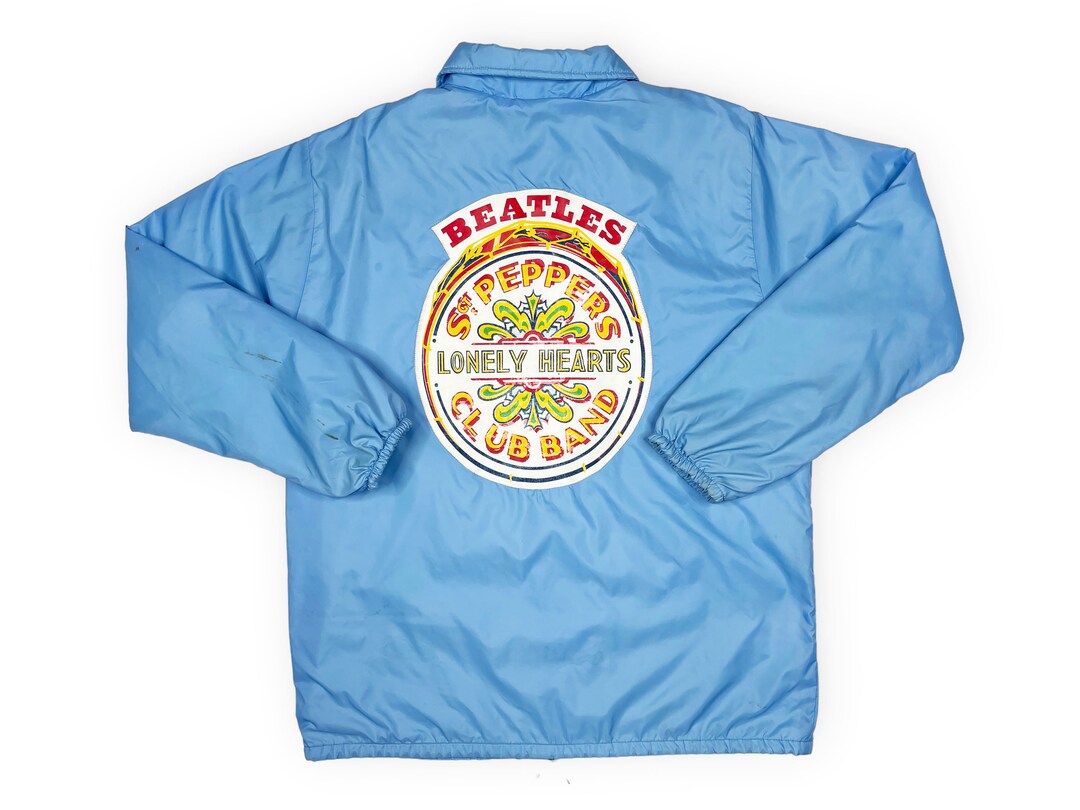 Vintage the Beatles Jacket 70s Windbreaker Sgt Pepper's Lonely Hearts ...