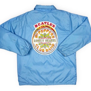 Vintage the Beatles Jacket 70s Windbreaker Sgt Pepper's Lonely Hearts ...