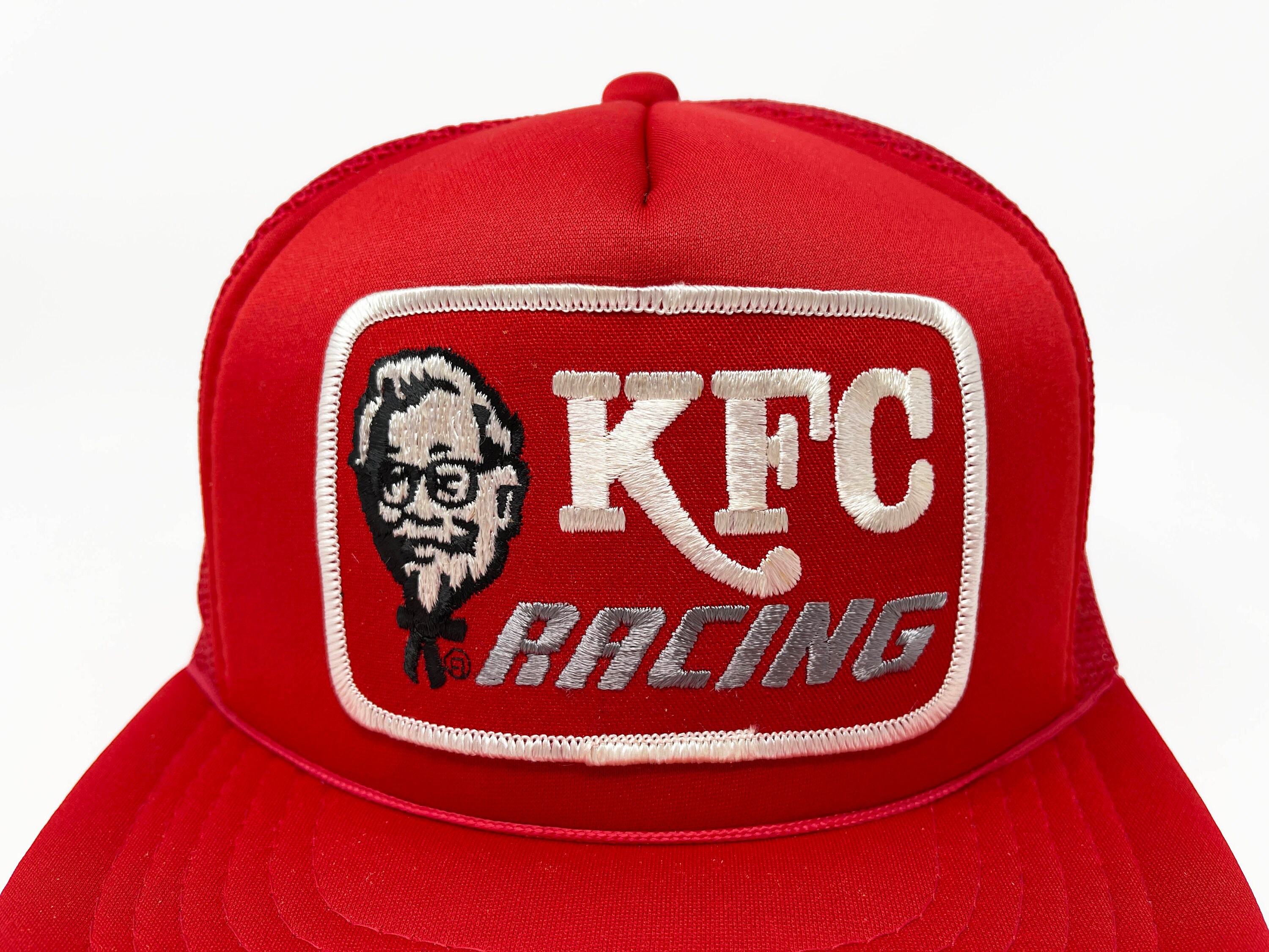 Vintage KFC Racing Hat Snapback Cap 80s Trucker Colonel | Etsy