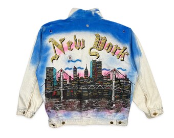 Jean Jacket New York | Etsy
