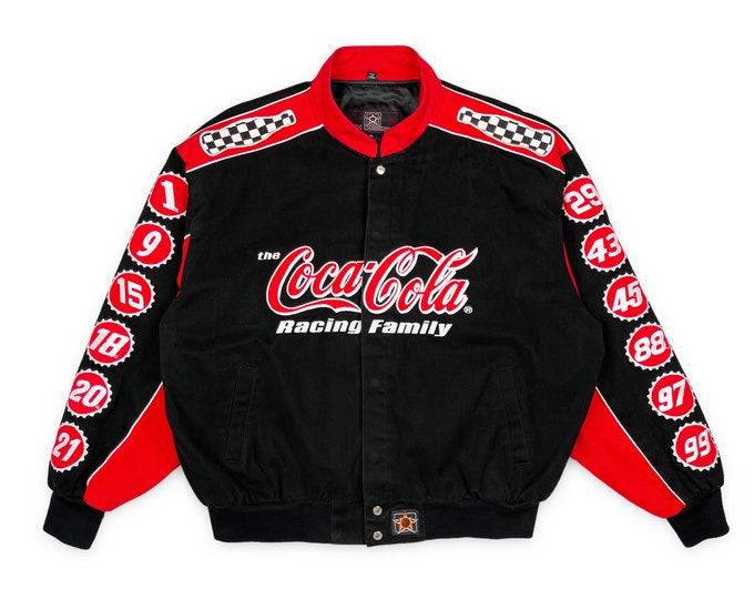 Vintage Coca Cola Racing Jacket 90s NASCAR R6 - Etsy