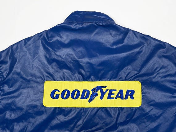 Vintage Goodyear Racing Jacket 70s Windbreaker NASCAR… - Gem
