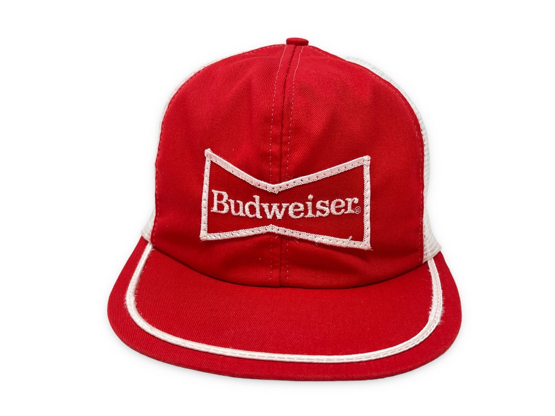 Vintage Budweiser Hat 80s Snapback Trucker Cap Bowtie Beer B4 - Etsy