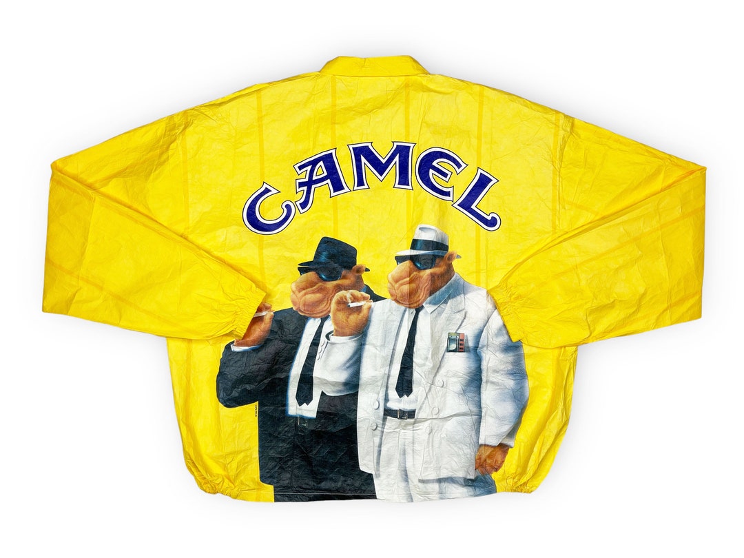 Vintage Camel Tyvek Windbreaker Jacket Camel Joe 90s Cigarettes Promo ...