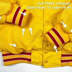 Vintage Iowa State Cyclones Jacket 80s 90s Bomber NCAA University M ...