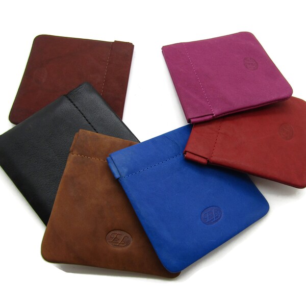 Leather Coin Bag - Etsy