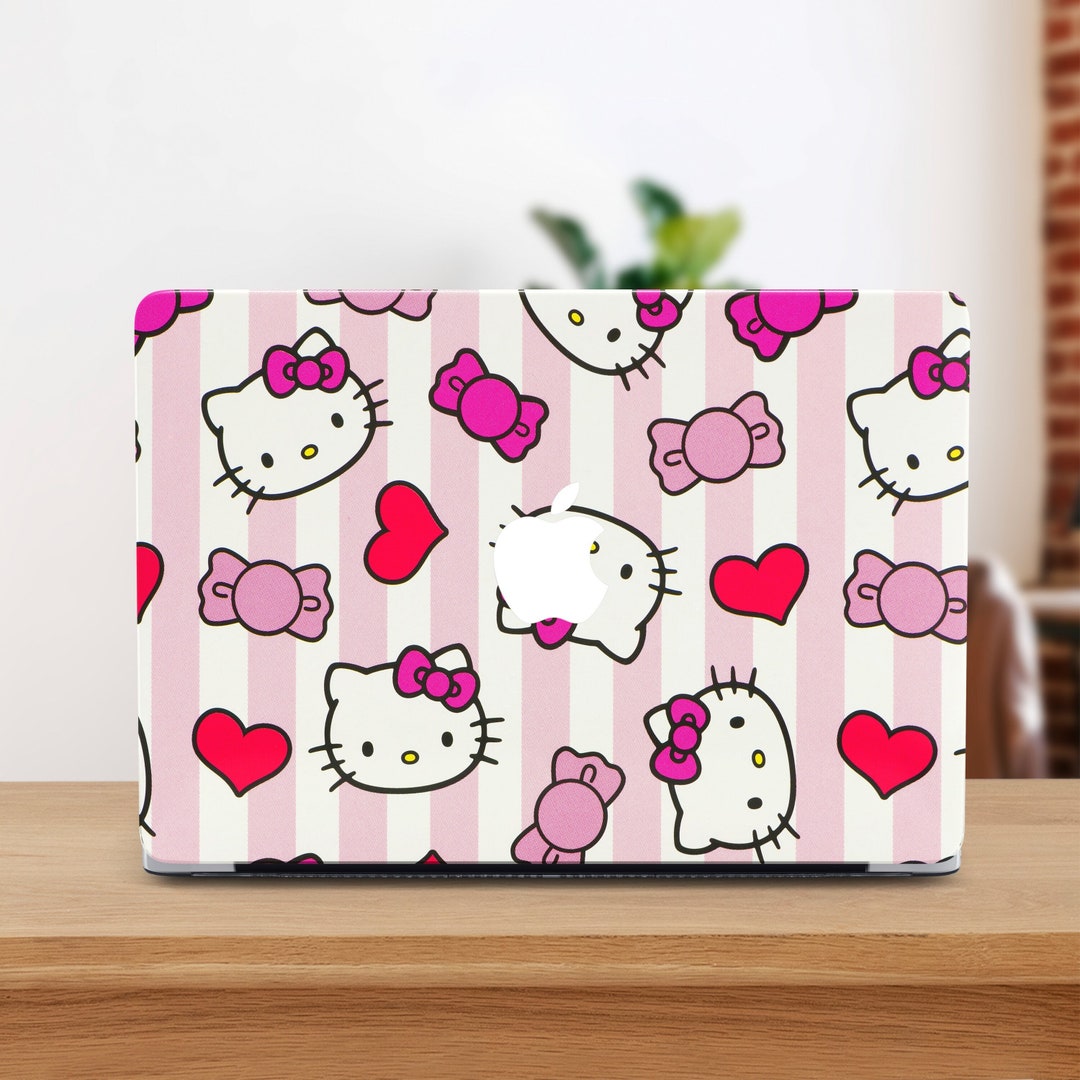 Pink Kitty MacBook Air M4 Case Cartoon Kitten MacBook Pro 14 Case ...