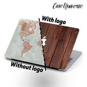 MacBook Pro Case World Map MacBook Air 15 Case Map MacBook M2 Case ...
