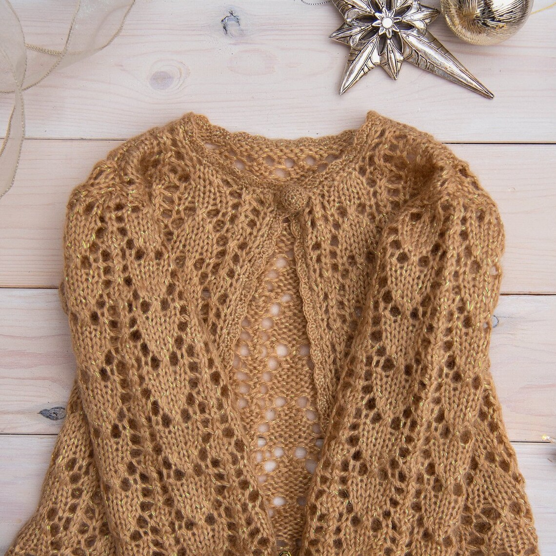 Girls Gold Cardigan Girls Holiday Sweatertoddler Cardigan - Etsy