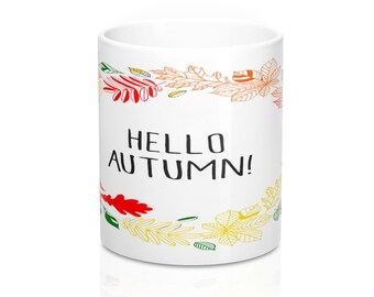 Autumn coffee mug | Etsy