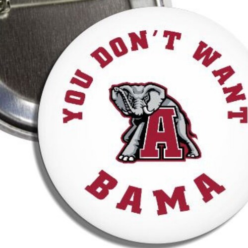 Rammer Jammer Alabama Crimson Tide 2.25 Gameday Buttons Pins - Etsy