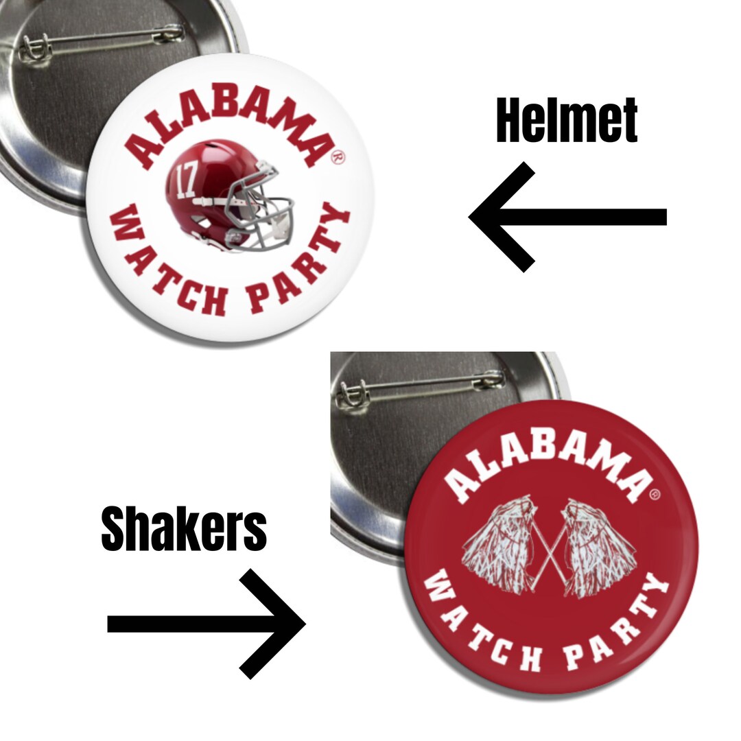 Officially Licensed Alabama Watch Party 2.25 Button Pin - Etsy