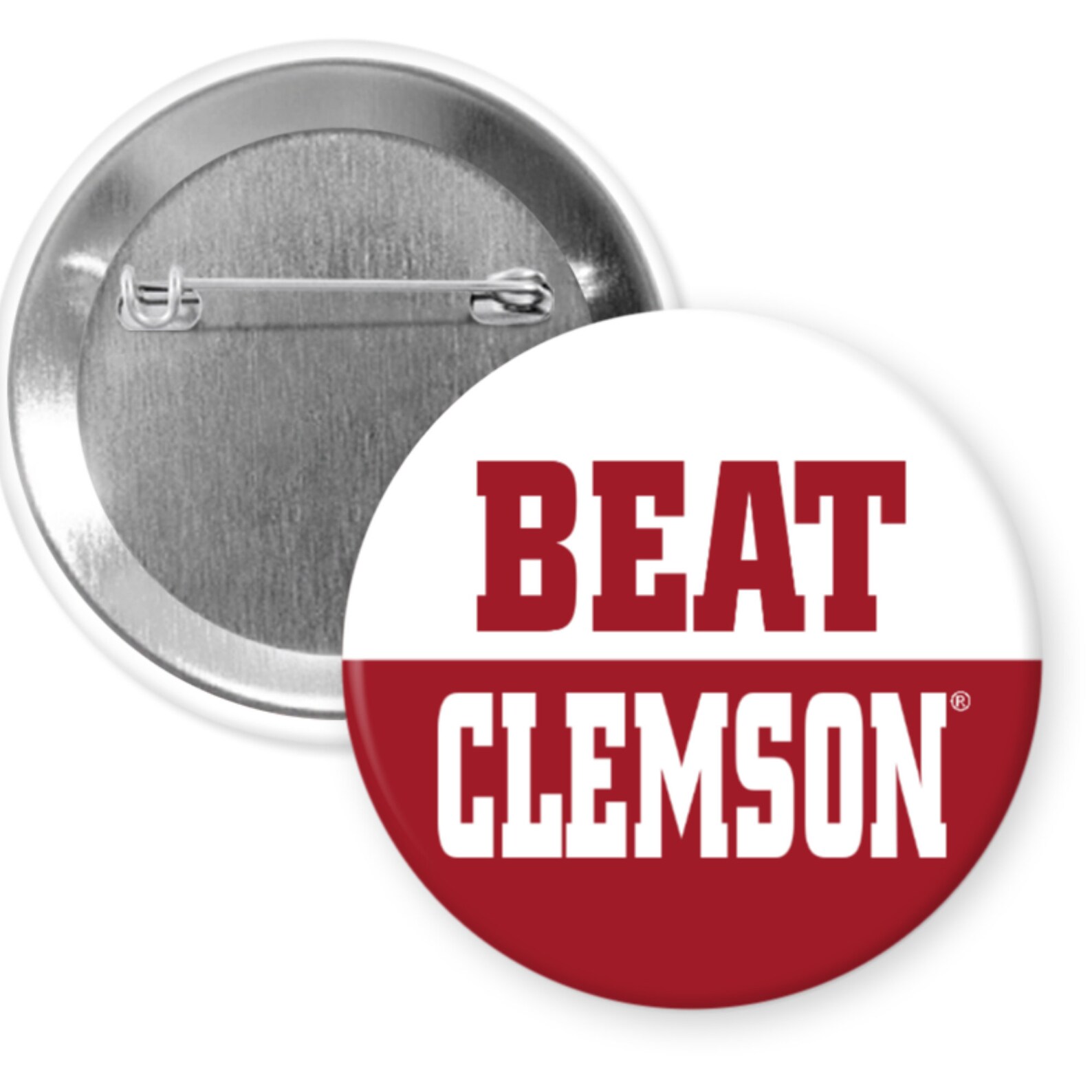 BEAT CLEMSON Alabama Crimson Tide Football 2.25 Gameday - Etsy